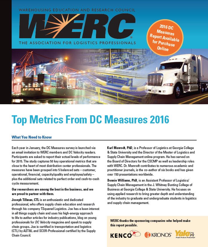 Kenco: 2016 WERC Study - Warehousing White Paper