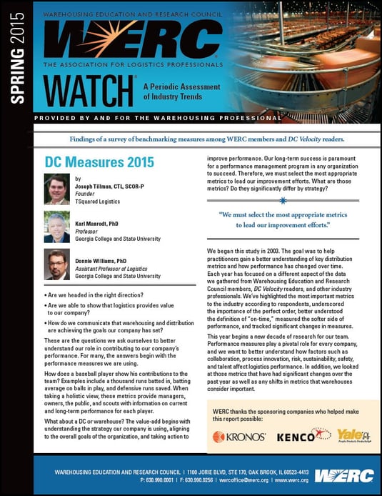 Kenco: DC Measures Study | Warehousing White Paper